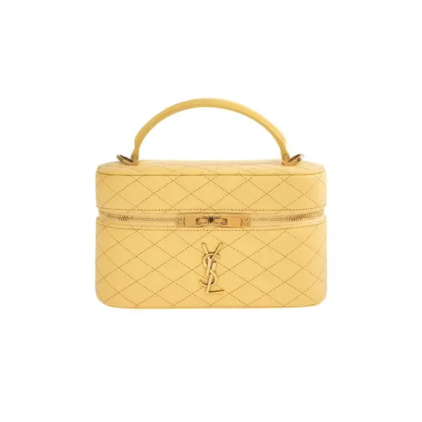 Saint Laurent Gaby Vanity Bag - Yellow