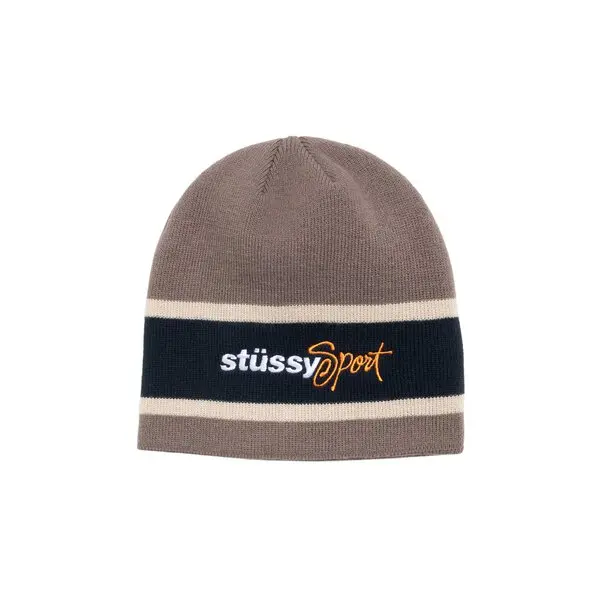 StÜssy Sport Stripe Skullcap - Brown