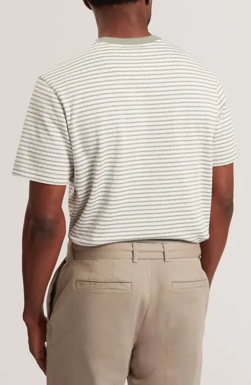 Ted Baker London Vexrin Stripe Cotton T-shirt - Mid-green