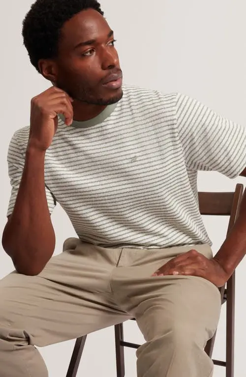 Ted Baker London Vexrin Stripe Cotton T-shirt - Mid-green