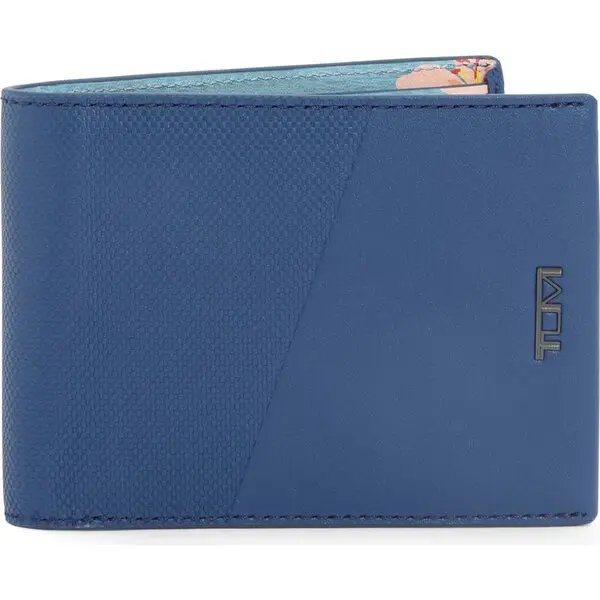 Tumi Double Bifold Wallet - Baltic/print