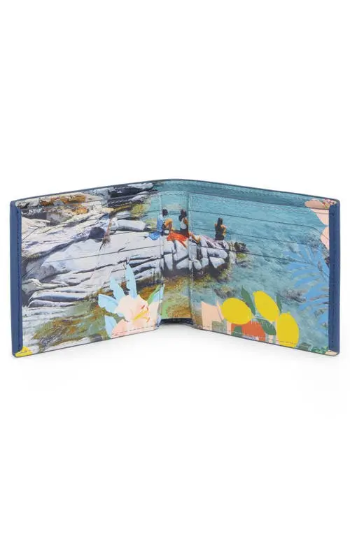 Tumi Double Bifold Wallet - Baltic/print