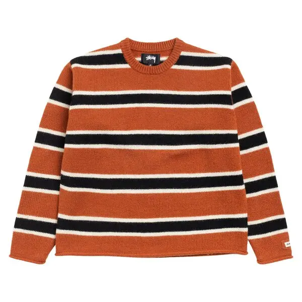 StÜssy Striped Wool Sweater - Red