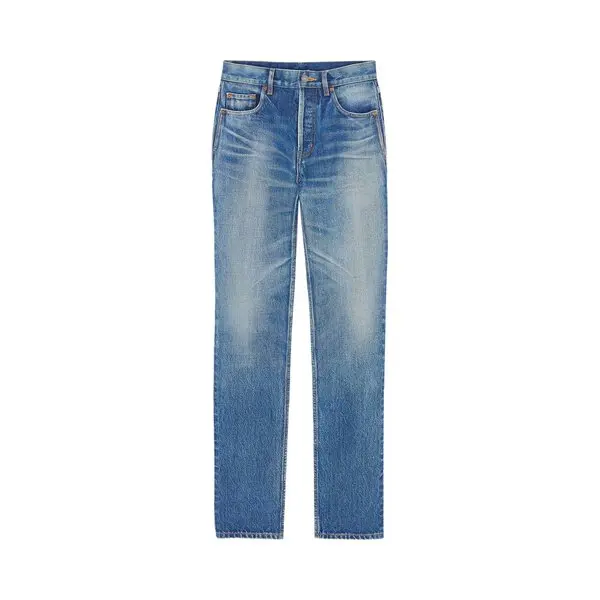 Saint Laurent Relax Straight 'ever Vintage' Jeans
