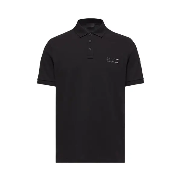 Moncler Short-sleeve Polo - Black