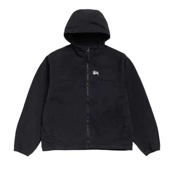 StÜssy Lightweight Hooded Jacket - Black