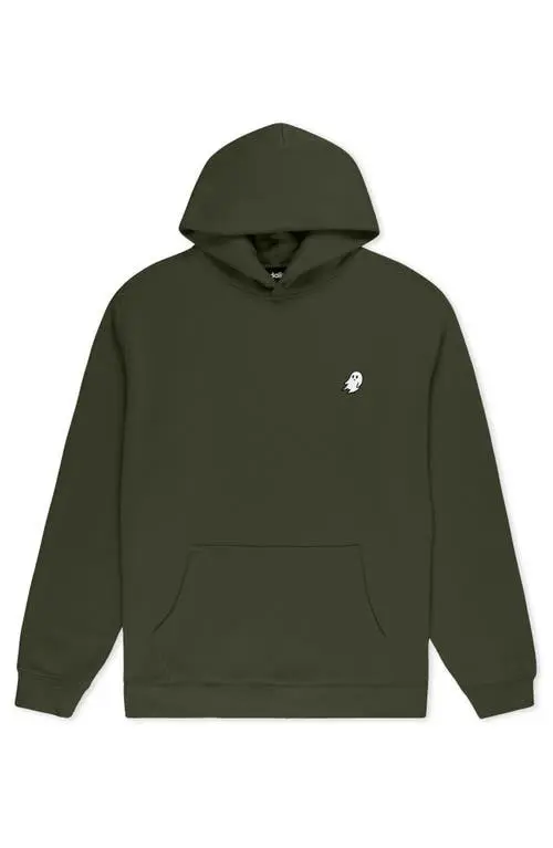 DALIX Ghost Relaxed Midweight Fleece Pullover Hoodie - Cypress
