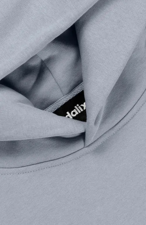 DALIX Ghost Relaxed Midweight Fleece Pullover Hoodie - Powder