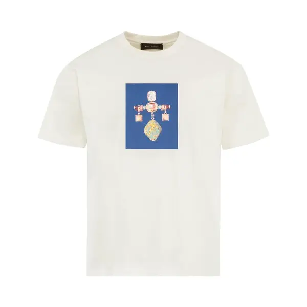 WALES BONNER Compass Tee - White