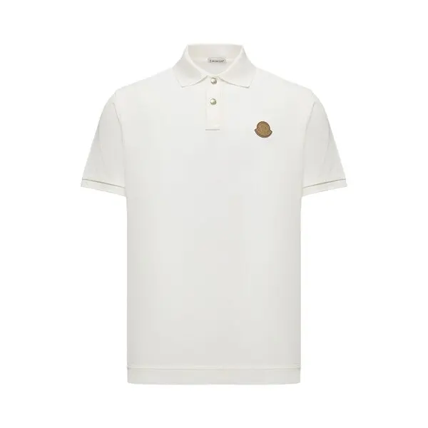 Moncler Short-sleeve Polo - White