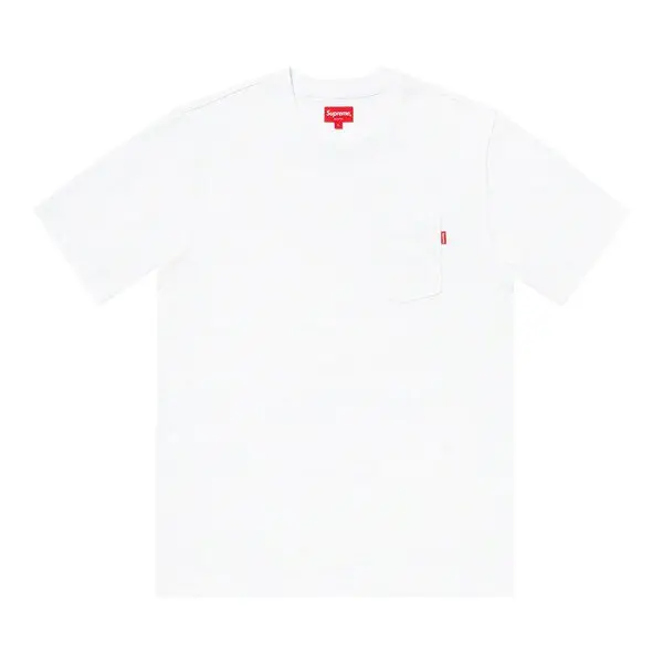 Supreme Short-sleeve Pocket Tee - White