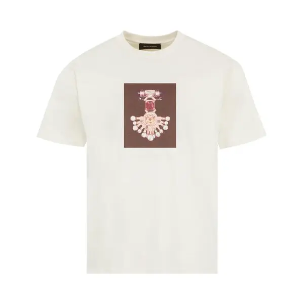 WALES BONNER Compass Tee - Cream