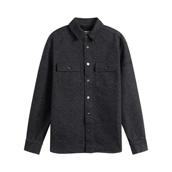 Casablanca Laser Monogram Denim Shirt
