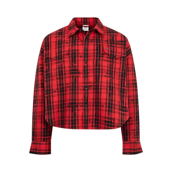 Vetements Cowboy Flannel Shirt