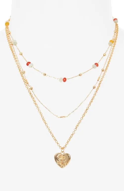 Bp. Layered Beaded Necklace