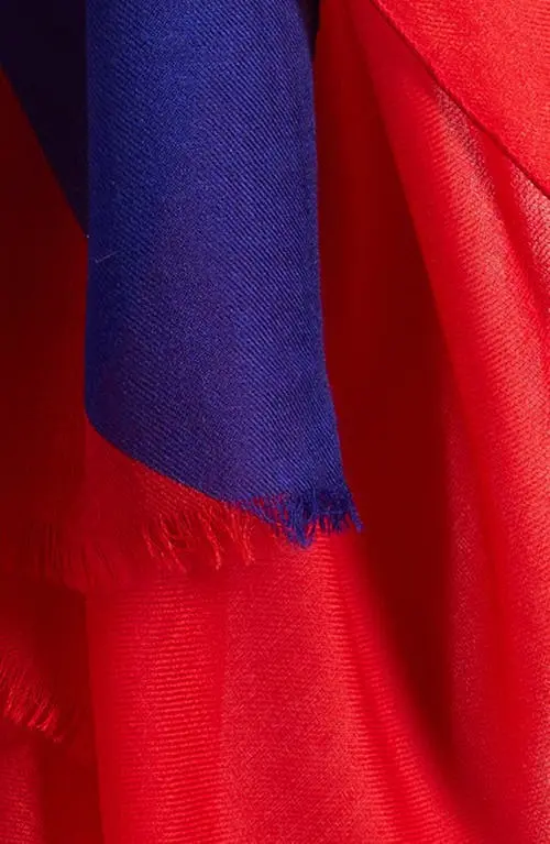 Akris High Plains Cashmere Fringe Scarf