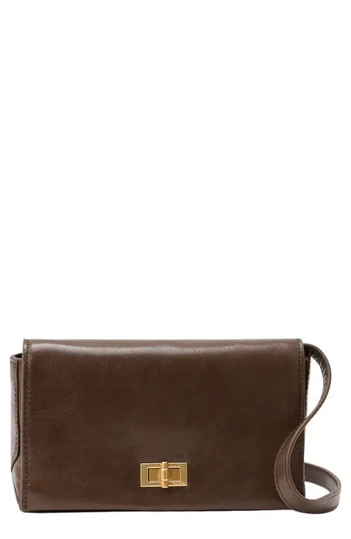 REISS Leather Crossbody Bag