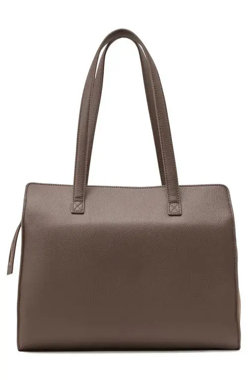 REISS Delphine Leather Tote