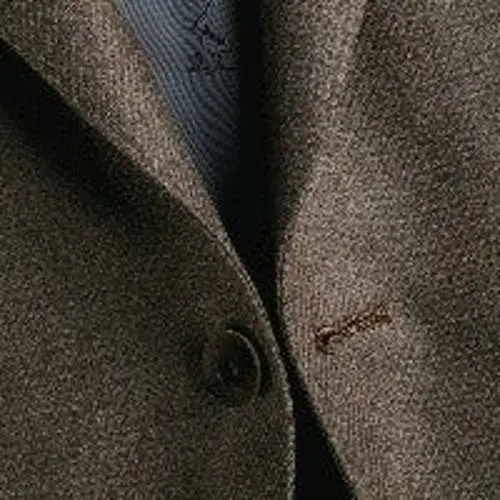 CHARLES TYRWHITT Wool-silk Slim Fit Jacket - Mocha