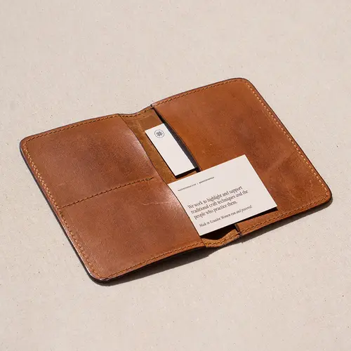 MINGA Leather Passport Holder