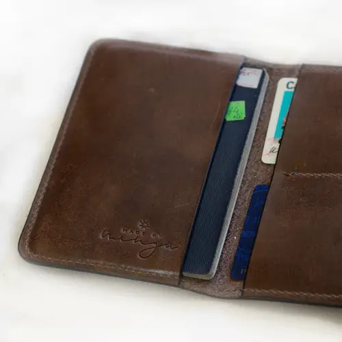 MINGA Leather Passport Holder