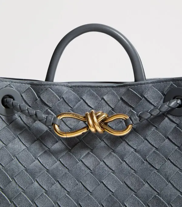 Bottega Veneta Small Andiamo Top-handle Bag - Blue