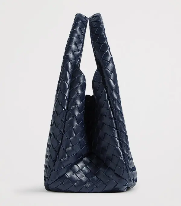 Bottega Veneta Medium Campana Shoulder Bag - Blue