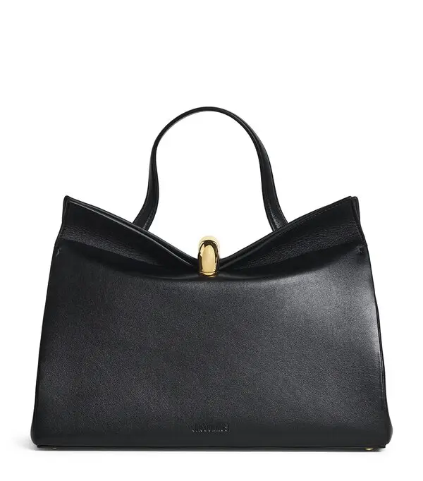 Jacquemus Leather Le Valérie Top-handle Bag - Black