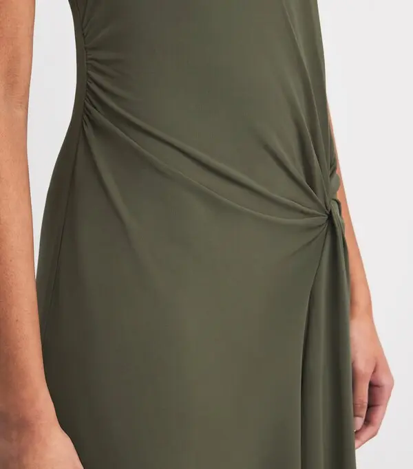 JOSEPH Jersey Cheikh Midi Dress - Green
