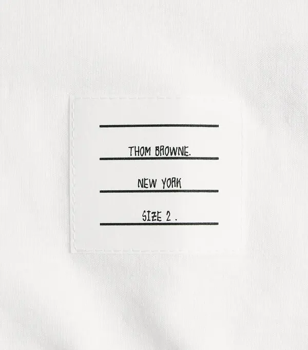 Thom Browne Cotton 4-bar T-shirt - White