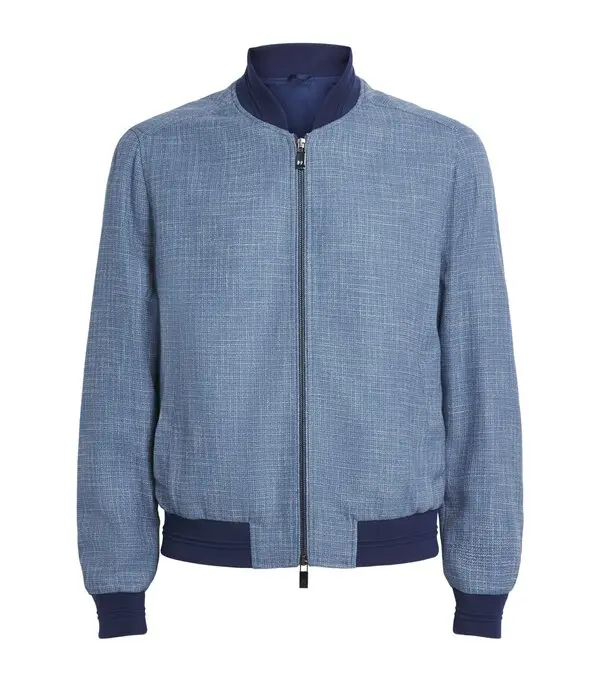 Pal Zileri Zip-up Bomber Jacket