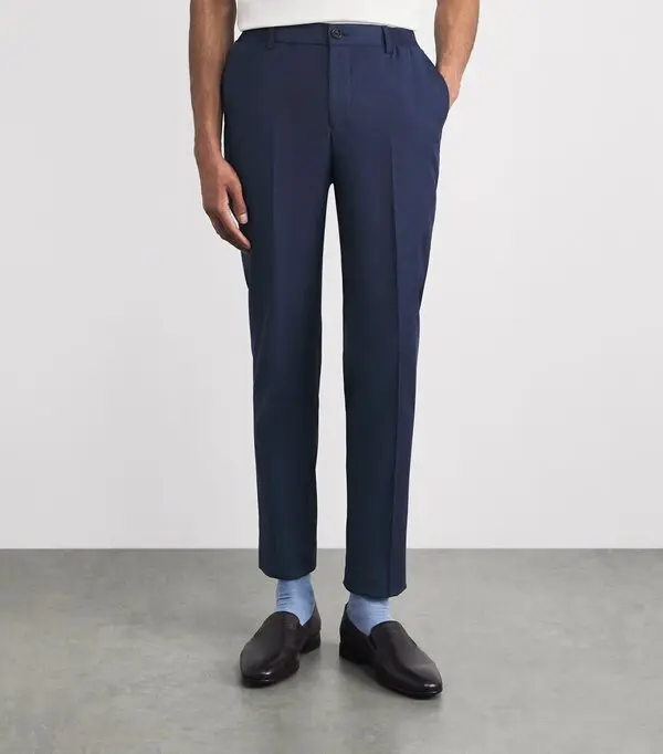 Pal Zileri Wool-blend Slim Trousers