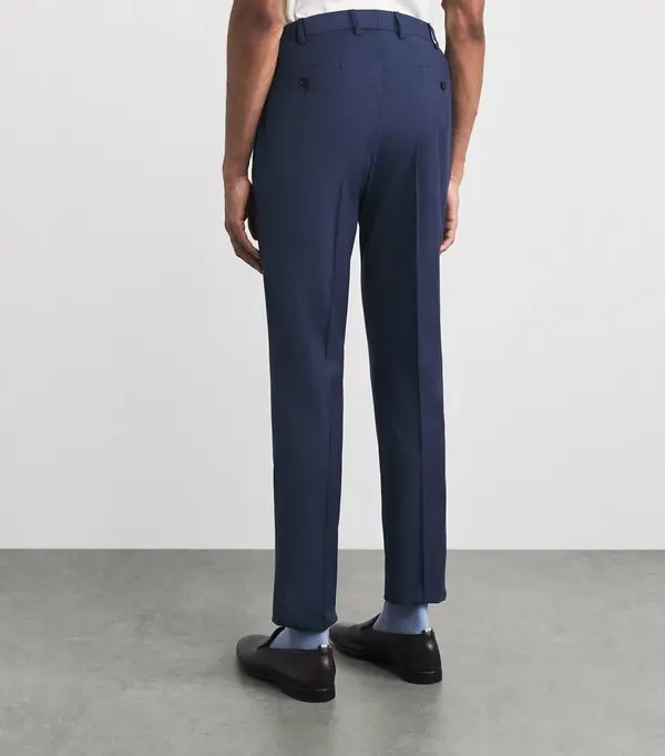 Pal Zileri Wool-blend Slim Trousers