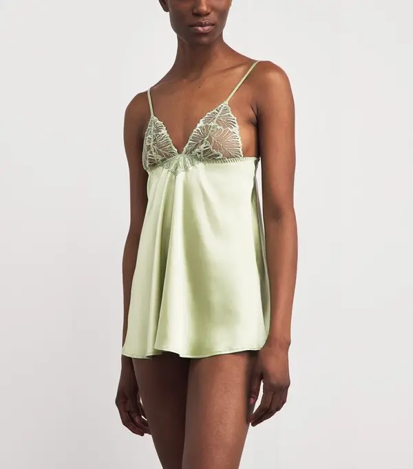 COCO DE MER Laurel Babydoll Slip Dress