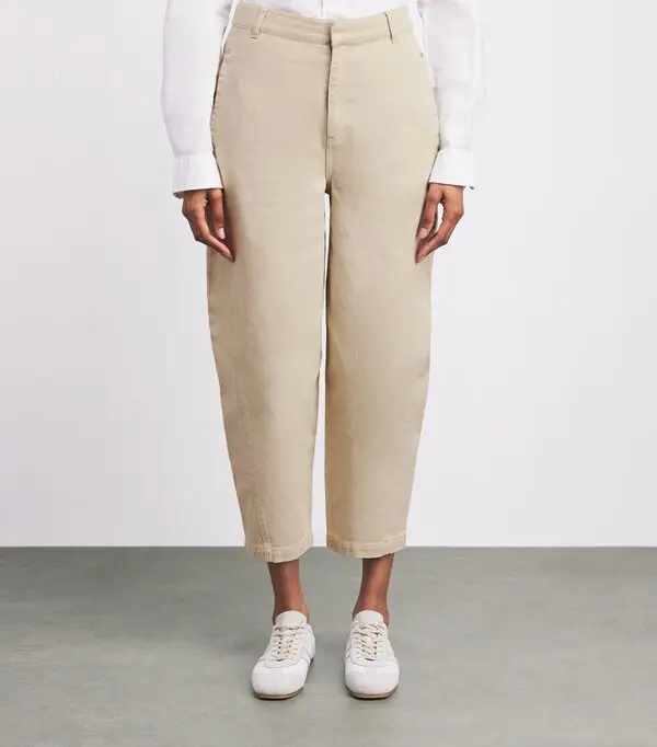 Barbour Daya Barrel-leg Jeans - Ivory