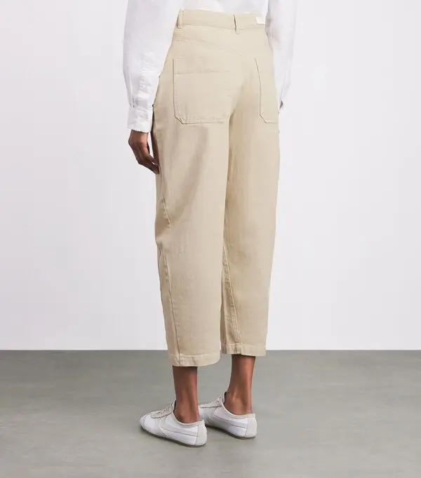 Barbour Daya Barrel-leg Jeans - Ivory