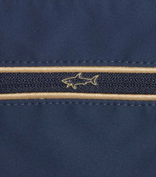 Paul & Shark Typhoon Platinum Bomber Jacket - Navy
