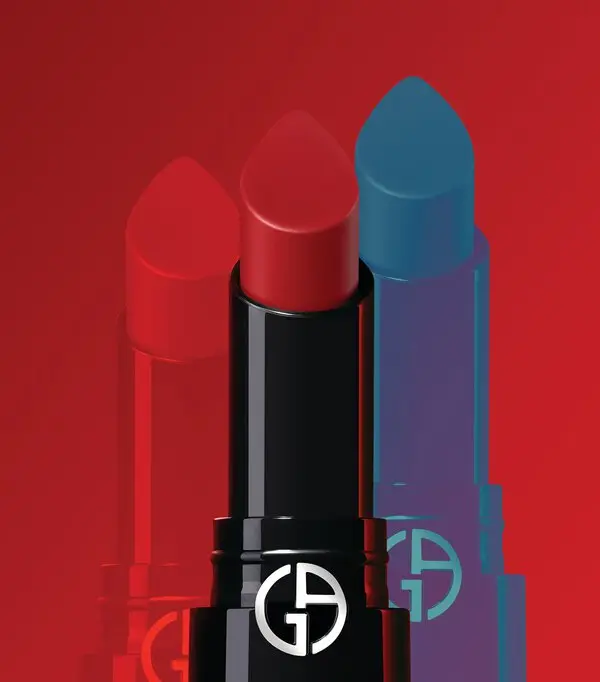 ARMANI Lip Power Vivid Color Long Wear Lipstick - Red