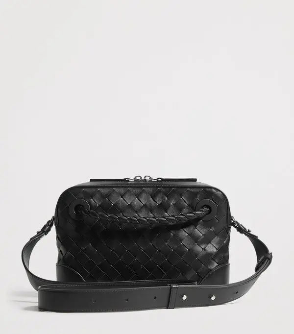 Bottega Veneta Leather Andiamo Messenger Bag