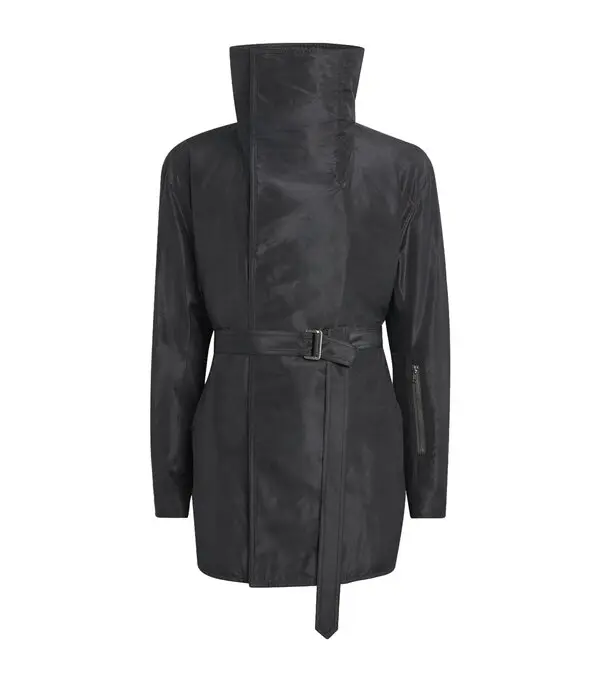 Rick Owens Silk Taffeta Dracucaban Jacket