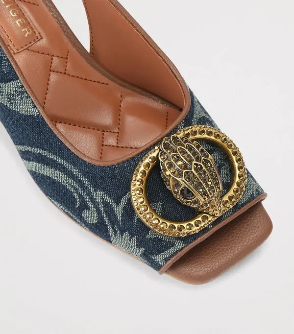 Kurt Geiger Chelsea Embellished Slingback Sandals