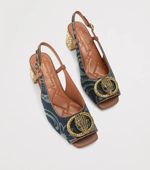 Kurt Geiger Chelsea Embellished Slingback Sandals