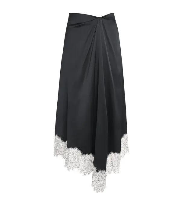 Staud Silk-blend Sonoma Midi Skirt
