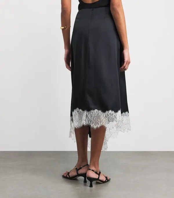 Staud Silk-blend Sonoma Midi Skirt