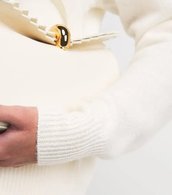 Almada Label Cashmere Collared Sweater