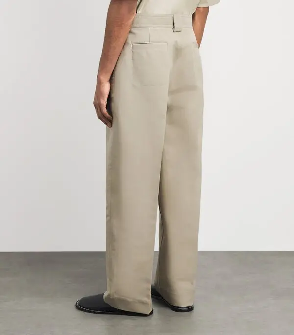 AMI Paris Cotton Baggy Trousers
