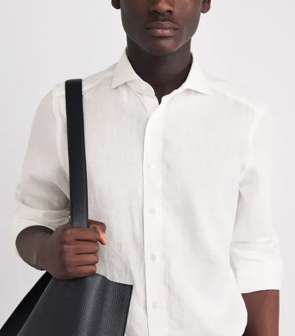 N.peal Linen Cannes Shirt - White