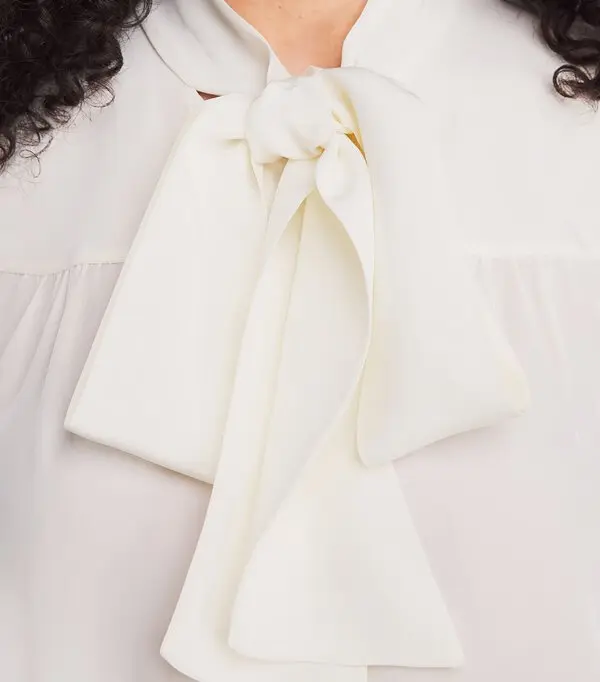 Veronica Beard Self-tie Magnolia Blouse