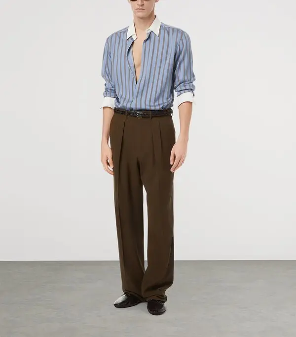 TOM FORD Silk Regent Stripe Shirt