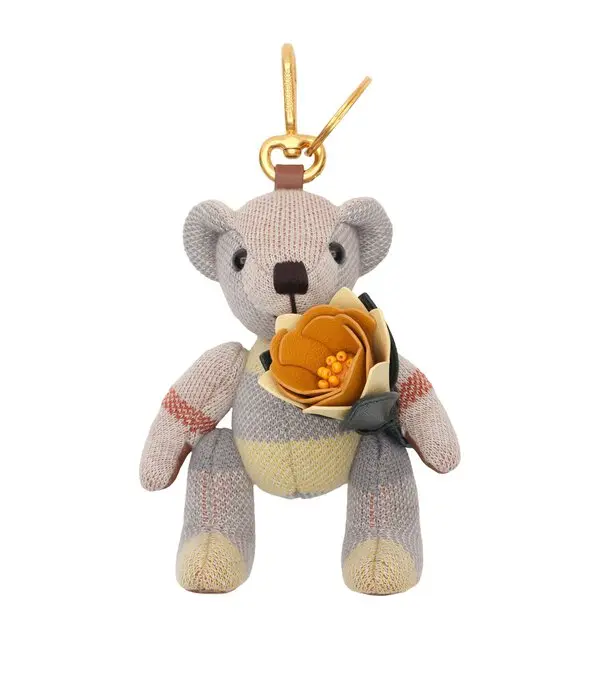 Burberry Wool Thomas Bear Charm - Beige